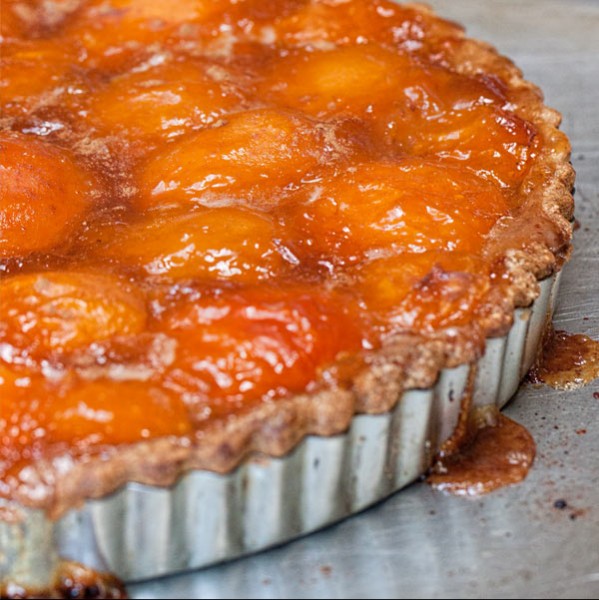 Fresh Apricot Almond Tart
